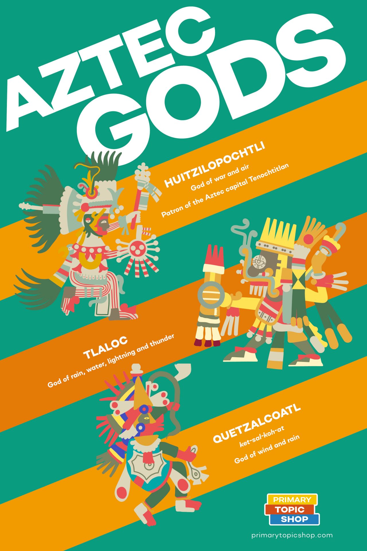 Aztec Gods | Primary Topic Shop
